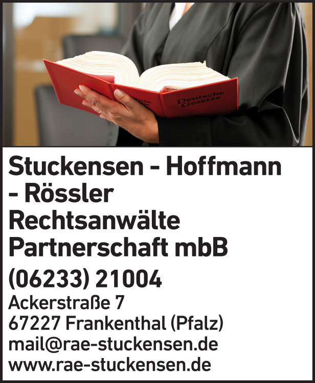 Hoffmann Volker - Stuckensen Alexandra Dr. - Claus Rössler - Stuckensen ...